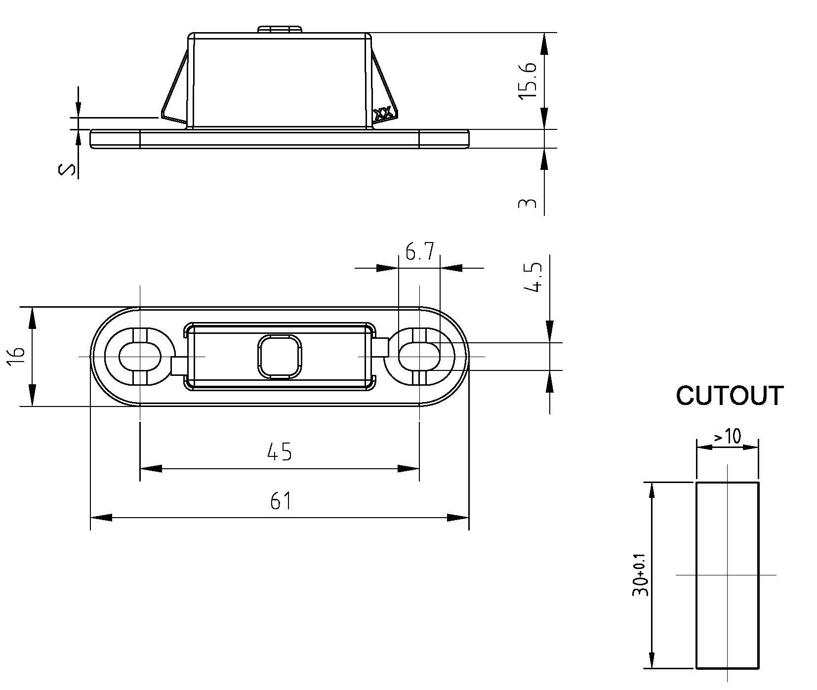 DST Fastener 30x10 - DSNAP