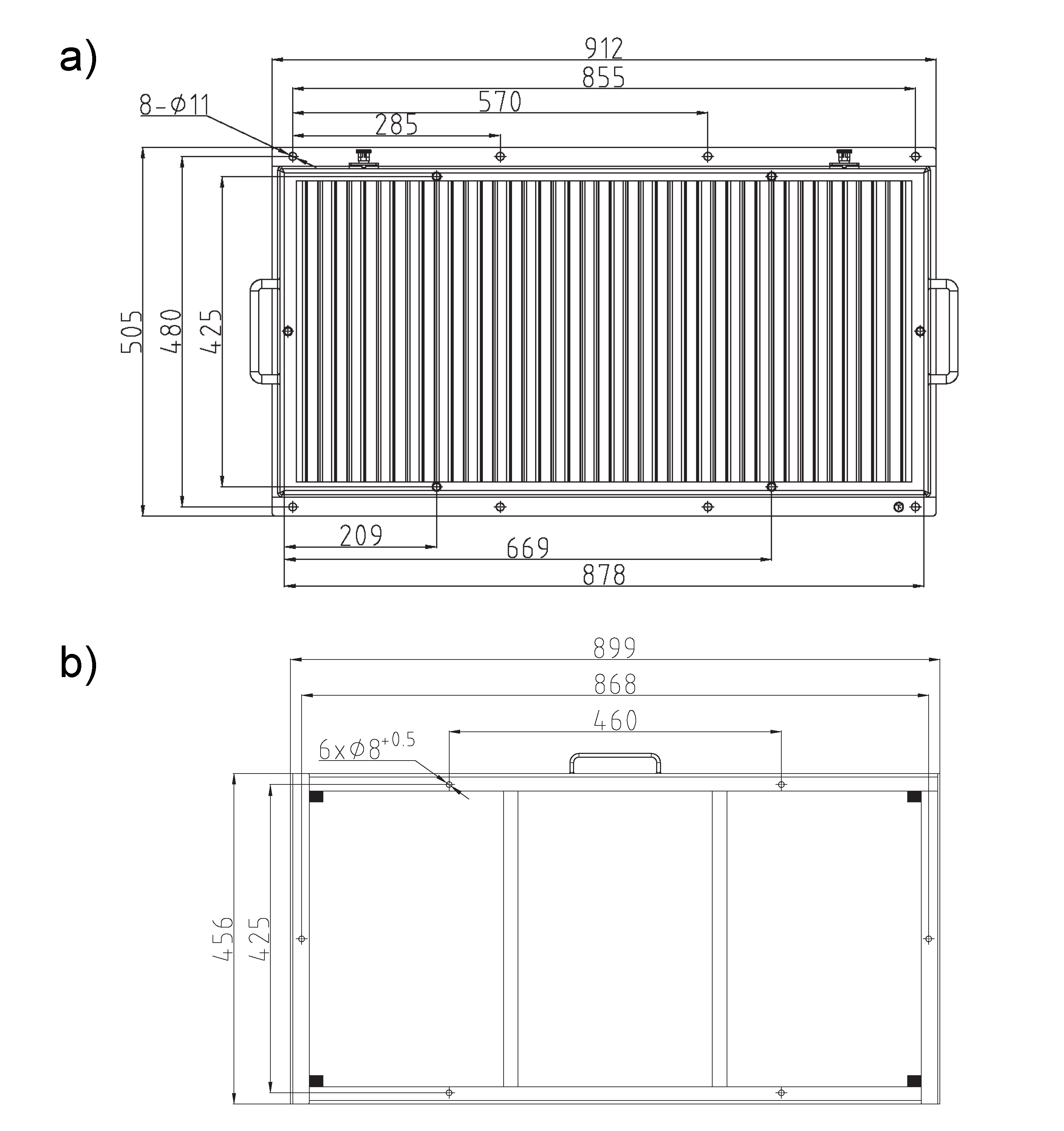 Aluminium Alloy Filter 920x500mm - DSNAP